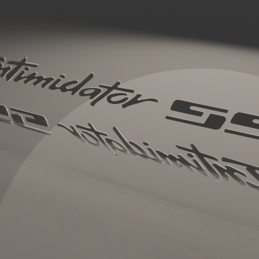 🚙 Chevrolet Silverado Intimidator SS Badges・ OBJ File for 3D printing・Cults