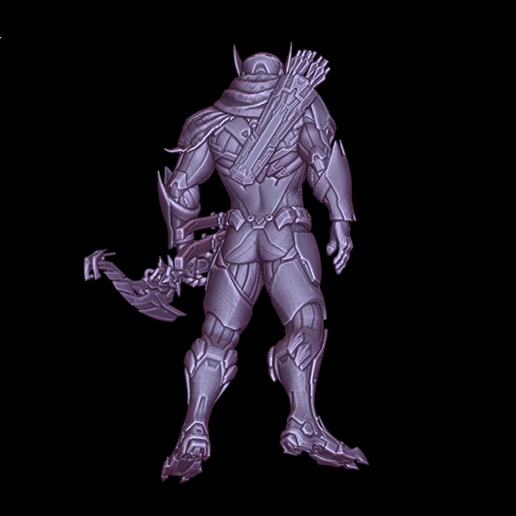 🔫 HawkEye Galactic Fang costume Marvel Rivals Clothed Action Figure ...