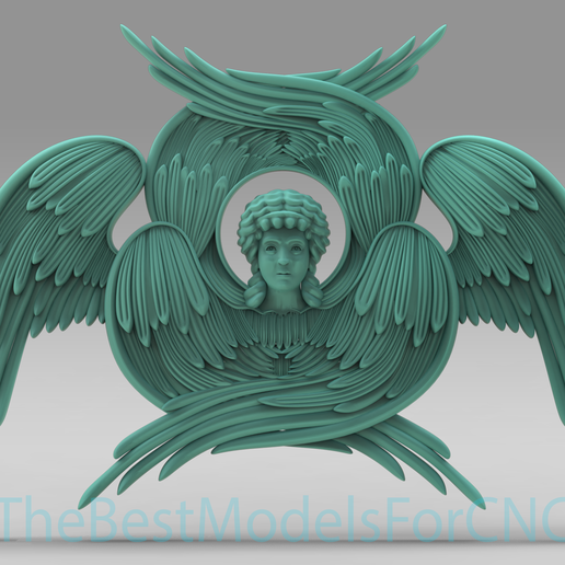 3D file 3D Model STL File for CNC Router Laser & 3D Printer Seraphim 📁 ・3D print model to ...