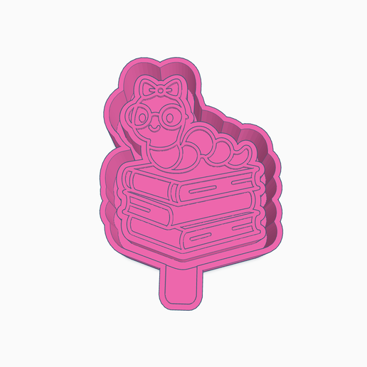 📚 Book Worm Mold Housing STL・ STL File for 3D printing・Cults