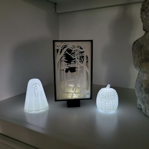 📦 Friday The 13TH Shadow Box Tealight With Hanging Hole And Desktop ...