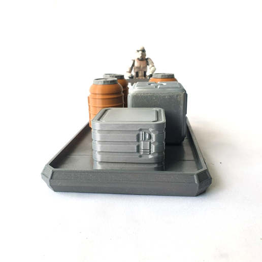 ⭐ CUSTOM Star Wars SCI FI GRAV SLED for 3.75 IN & 6 IN FIGURE DIORAMA ...