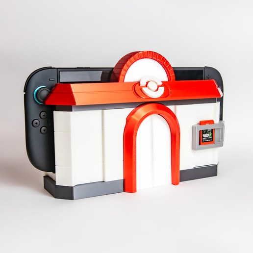 🐉 POKEMON CENTER DOCK NINTENDO SWITCH 2・ 3D File for 3D printing・Cults