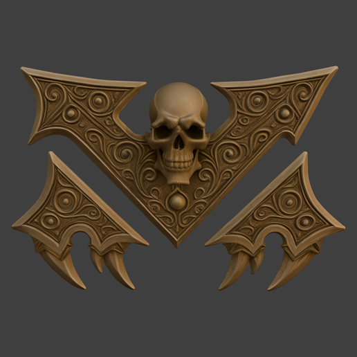 📖 Warlock Book Cover Decor・Free STL File for 3D printing・Cults