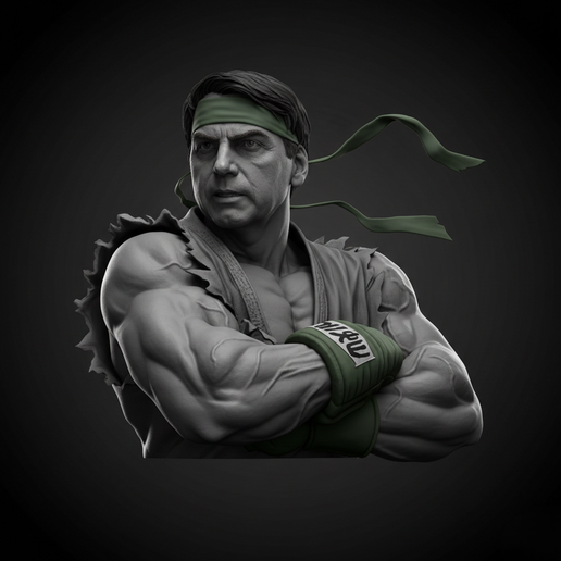 🇧🇷 Premium RAMBONARO Jair Bolsonaro Rambo Action Figure Stylized ...