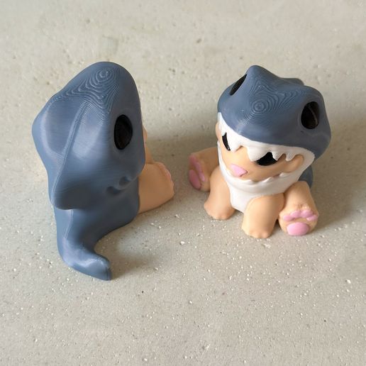 🐱 Cat in Shark Costume・Free STL File for 3D printing・Cults