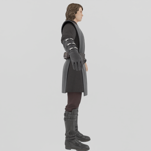🫡 Anakin Skywalker Textured Rigged・ OBJ File for ・Cults