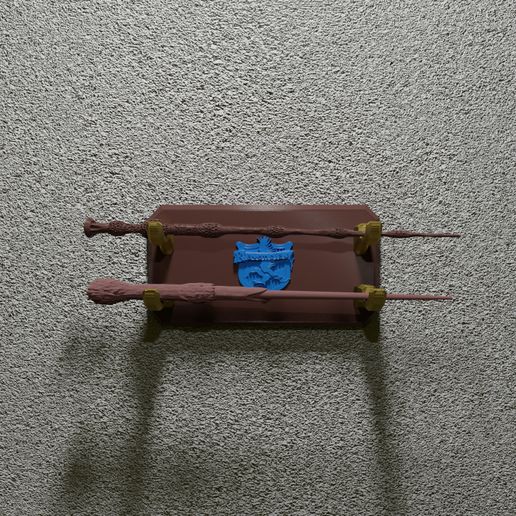 🪞 Ravenclaw Wand Stand for Two Wands - Intelligent Display Holder・ STL ...