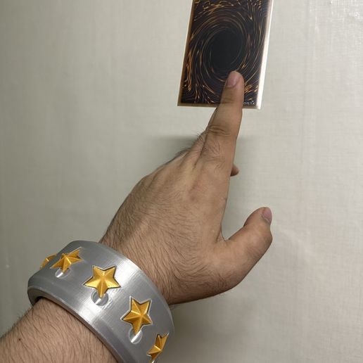 🧸 Yu gi oh dueling gauntlet (starchip bracelet) S~XL size・ STL File for ・Cults
