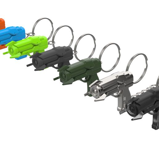 3D file Keychain - Ana Dart Blaster - Overwatch - Printable 3d model ...