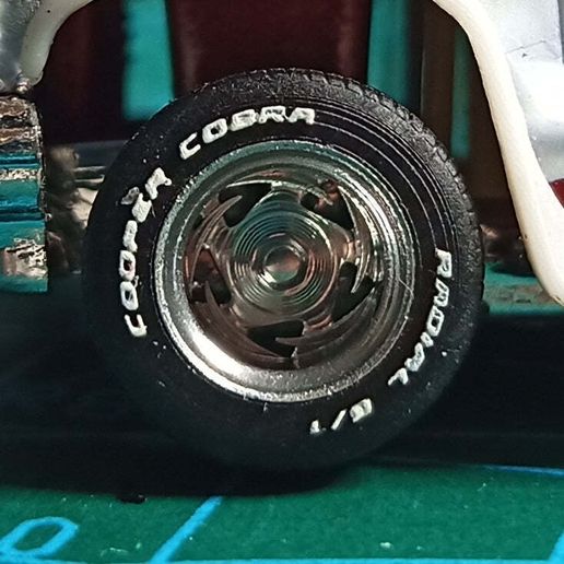 👶 Baby Billet wheels Eagle Alloy with lettered tires 1/64・ STL File for ...