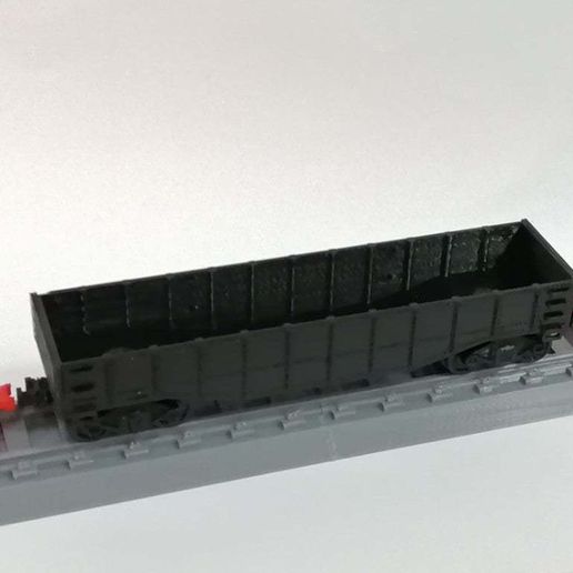 🚂 O-Scale Gondola・Free STL File for ・Cults