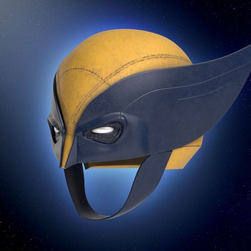 STL file Wolverine mask cowl deadpool 3 3d print model 📱 ・Model to ...