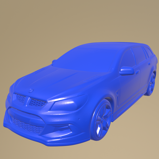 STL file vauxhall vxr8 tourer 2017 PRINTABLE CAR IN SEPARATE PARTS 🚗 ...