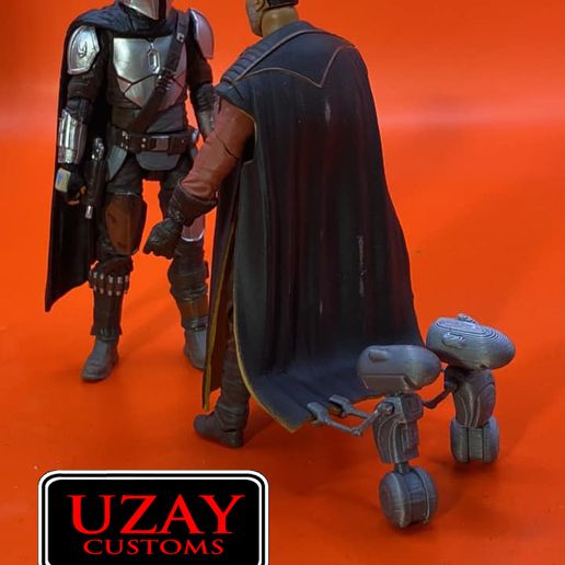 ⭐ Star wars Mandalorian articulated Greef karga cloak droid 3d print ...