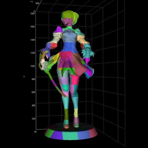 👫 2B Nier Automata Lifesize with skirt Ready for printing・ STL File for ...