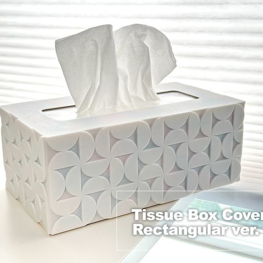 STL file Tissue Box Cover- Rectangular v2 📦 (3MF)・3D printable model to ...