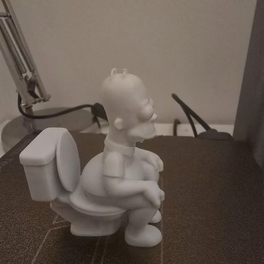 3MF file Homer Simpson WC 🚾 ・3D printable model to download・Cults