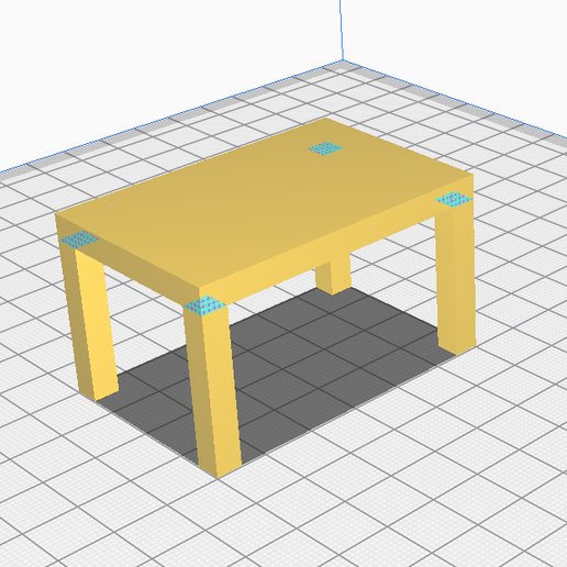 🏠 Mini props table・Free STL File for 3D printing・Cults