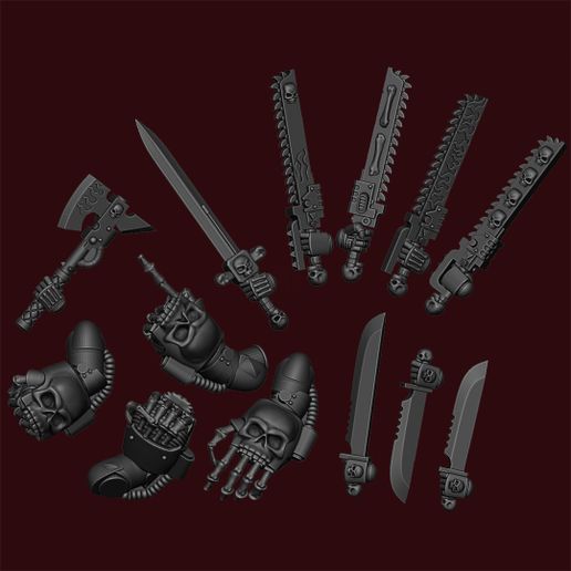 close combat weapons