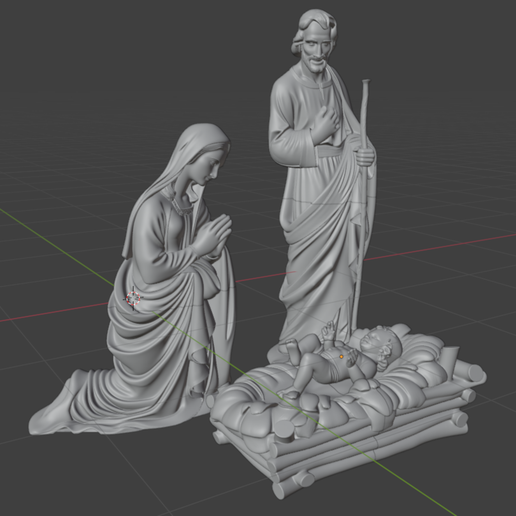 🎄 Christmas nativity scene | nativity scene・ STL File for 3D printing・Cults