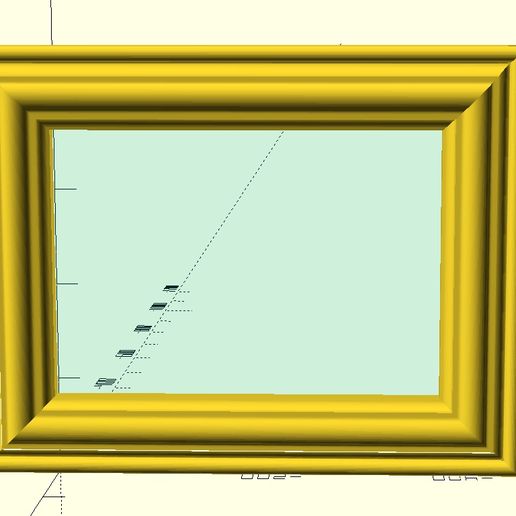 🖼️ Customizable Frame in OpenSCAD・ SCAD File for 3D printing and CNC ...