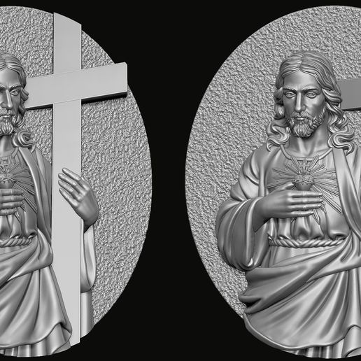 STL file Jesus Pendant 3D print model ️ ・3D printing idea to download・Cults