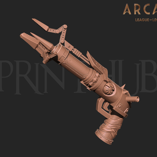 🔫 Jinx Zapper gun from arcade League of legends for cosplay・ STL File ...