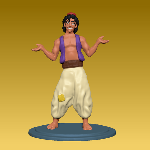 🎬 aladdin figure from aladdin cartoon movie・文件用于 STL 三维打印・Cults