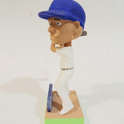 ⚾ Baseball player bobble head toy・Free STL File for 3D printing・Cults
