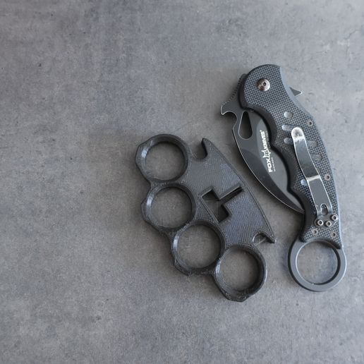 🌬️ Mjolner dust knuckles・ STL File for 3D printing・Cults