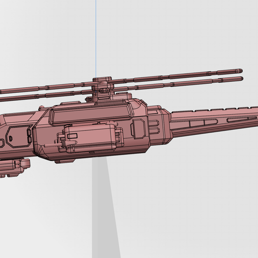 🚁 Battletechnology Warrior H8 Helicopter/vtol・ STL File for 3D printing ...