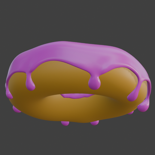 🏜️ 3D Donut・ STL File for 3D printing・Cults