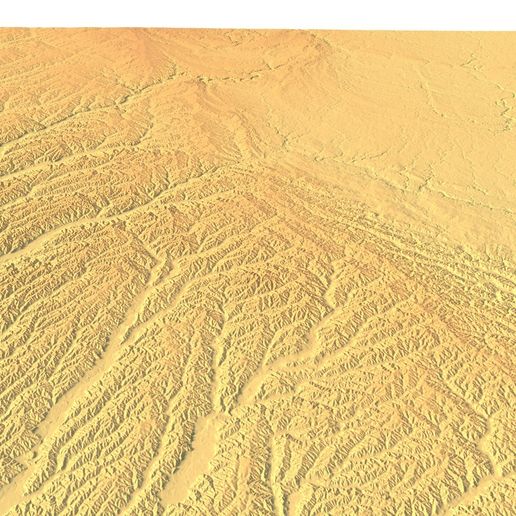 Archivo 3D Iowa Topographic Map – 3D Model for 3D Printing & CNC ...