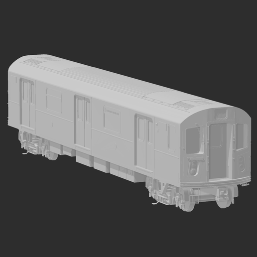 🚆 NYCT MTA R142/R142A/R188 1:88 Scale 3D Print Ready Model・ STL File ...