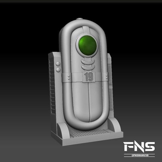 🐉 Capsule Dr Gero RedRibbon Androids Dragon ball・ STL File for 3D ...