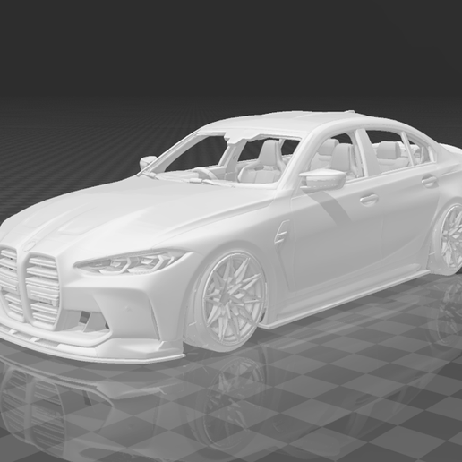 🚗 BMW M3 G80 Full-Kit・ STL File for 3D printing・Cults