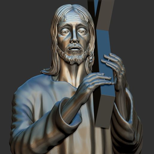 ️ Jesus christ statue・ 3D File for 3D printing and CNC machining ...