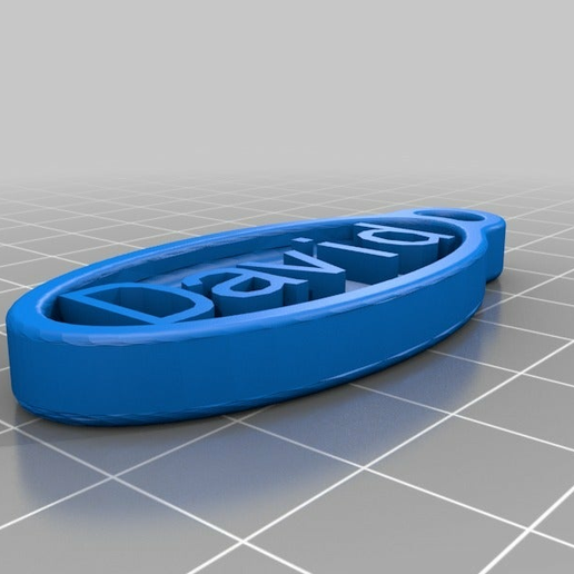 Free STL file David Keychain ️ ・Object to download and to 3D print・Cults