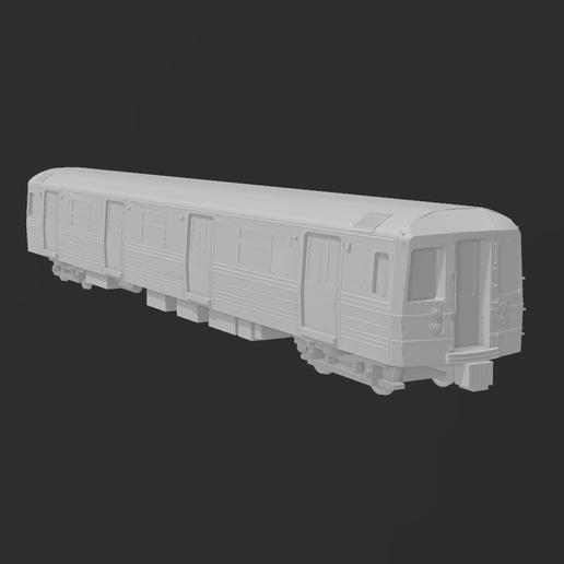 🚆 NYCT MTA Kawasaki R68A/R68 EMU 1:100 Scale 3D Print Ready Model・ STL ...
