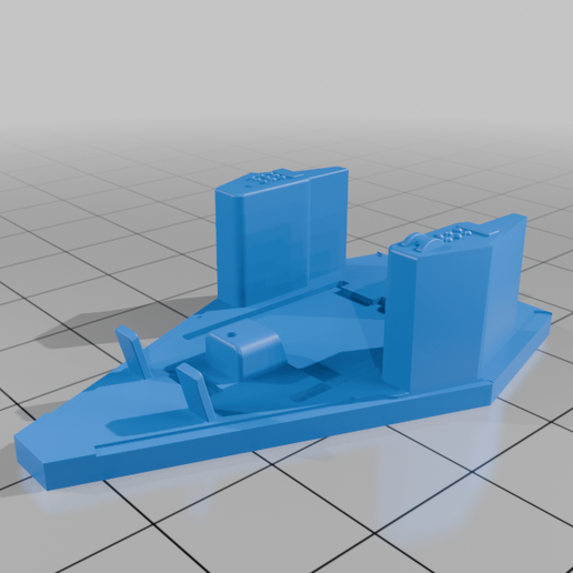 🎲 Colonial Viper Mk1 - Original BSG・Free STL File for 3D printing・Cults