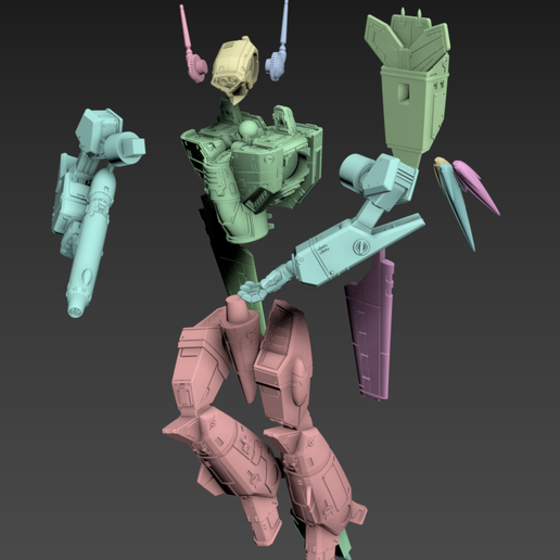 👨‍🦲 BF-1J Bald Terry 135mm Static・ 3D File for 3D printing・Cults