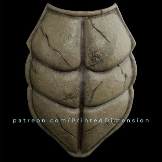 🥷 Ninja Turtle Shell・ STL File for 3D printing・Cults