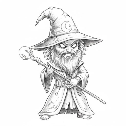 👾 The Wizard Evil - Dark, Powerful and Insidious - Evil Magician - Dark ...