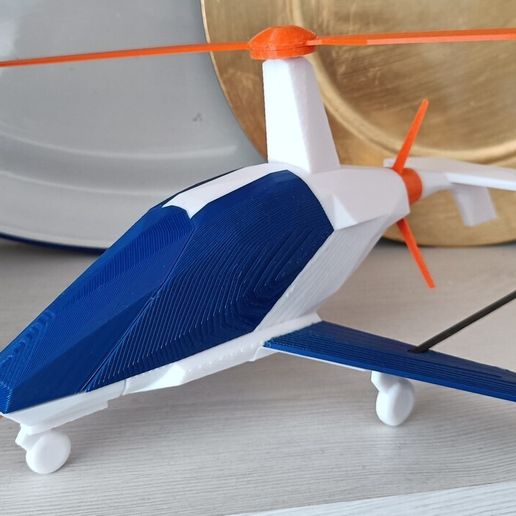 🎲 Tensor 600X Gyrocopter・Free 3D File for ・Cults