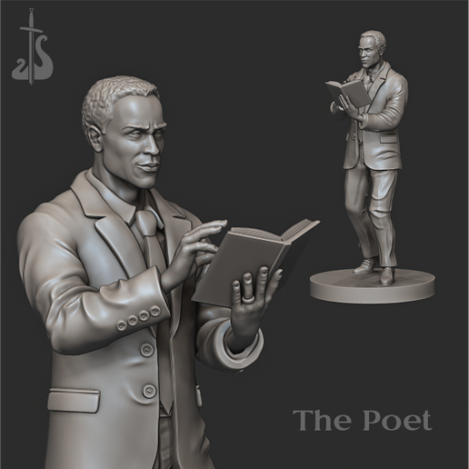 🎲 Poet・ 3D File for 3D printing・Cults
