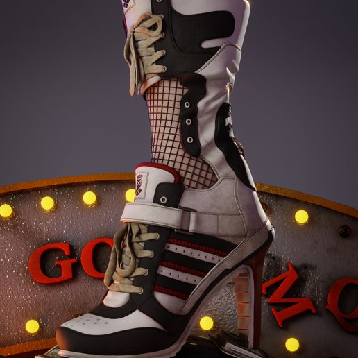 🏍️ Harley Quinn Comics version - Fan Art・ 3D File for 3D printing・Cults