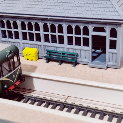 🛤️ Model Railway GWR Station Bench・ STL File for 3D printing・Cults
