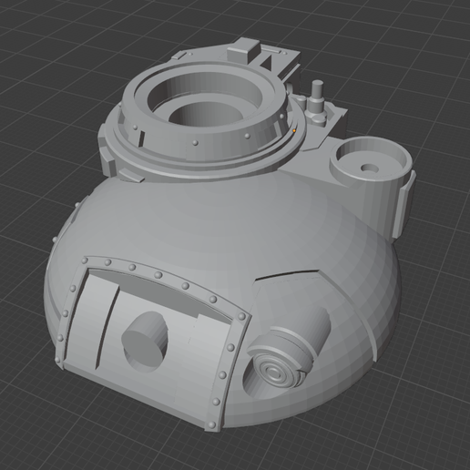 🎲 AC-T Ancient Carnivore Turret, 28mm Zhor-pattern・ STL File for ・Cults