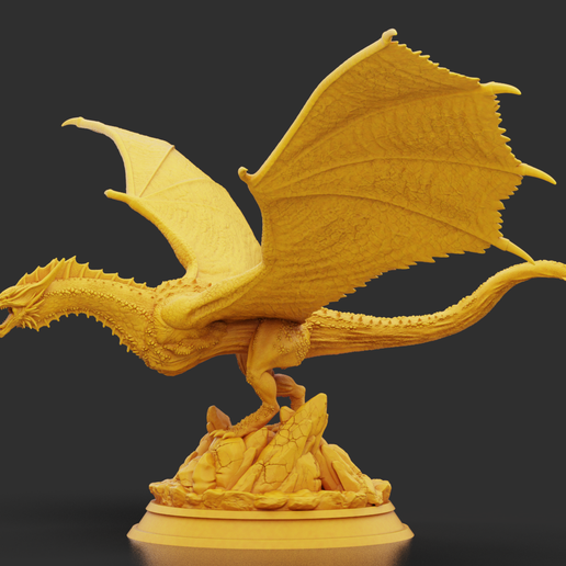 🏠 Sunfyre - House of the dragons・ STL File for 3D printing・Cults